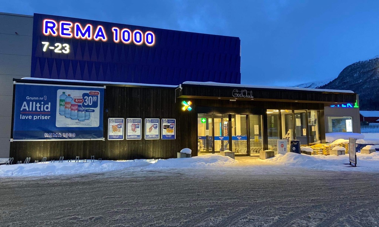 Besøk på Rema 1000